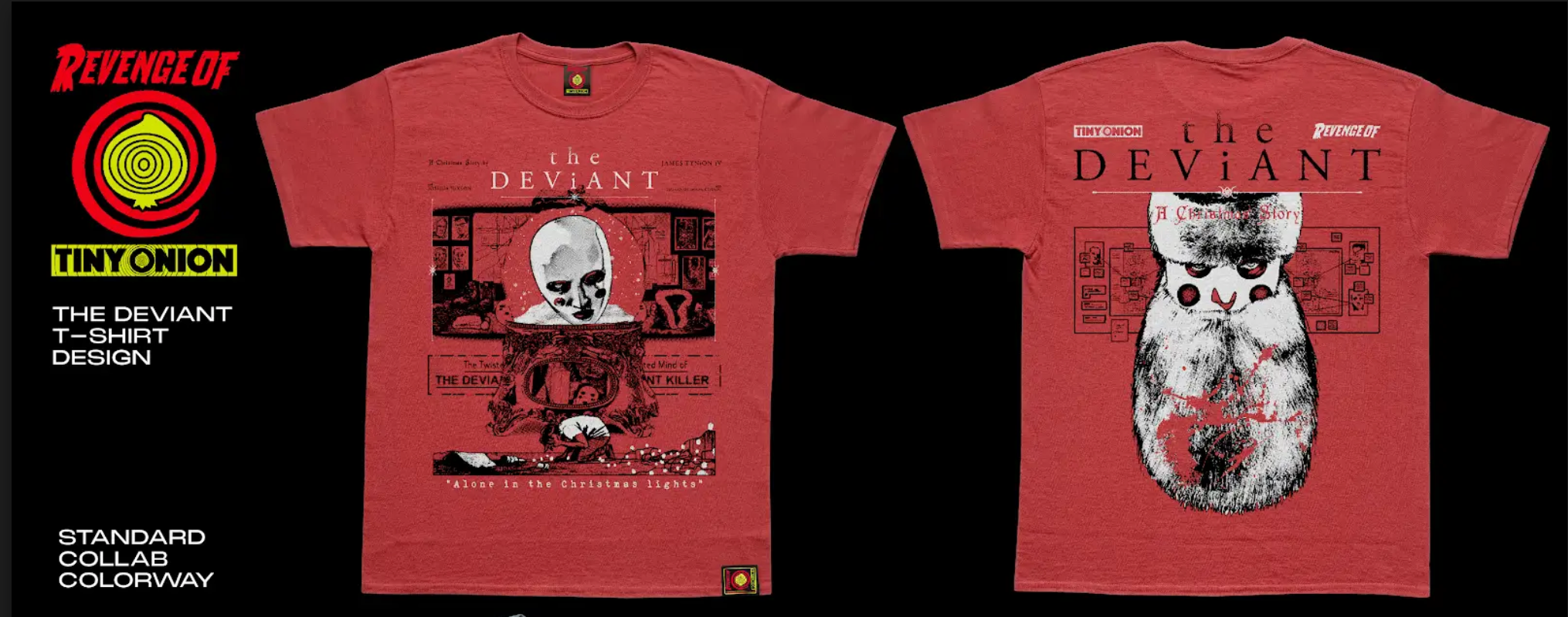 Deviant Revenge Of x Tiny Onion Shirt - Red